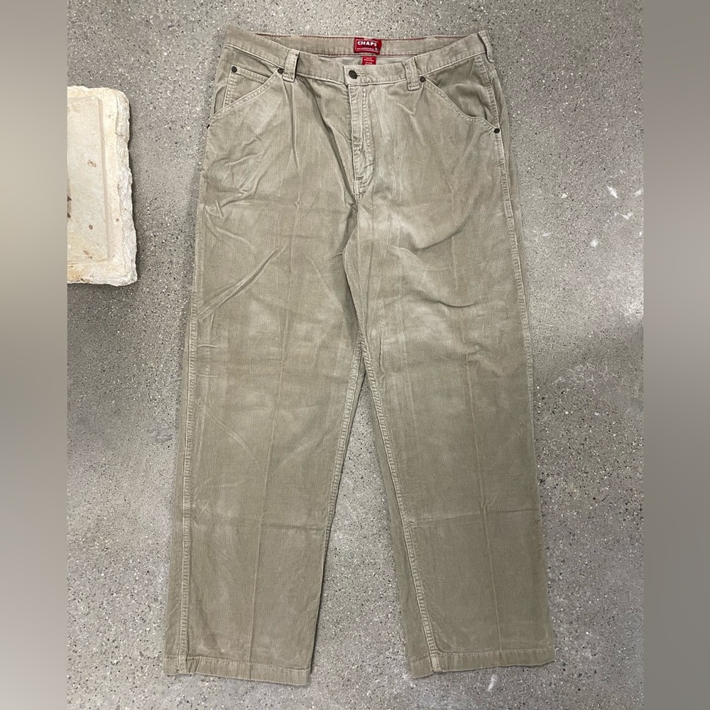 Rare Vintage Red Label Chaps Ralph Lauren Cream Cordu… - Gem